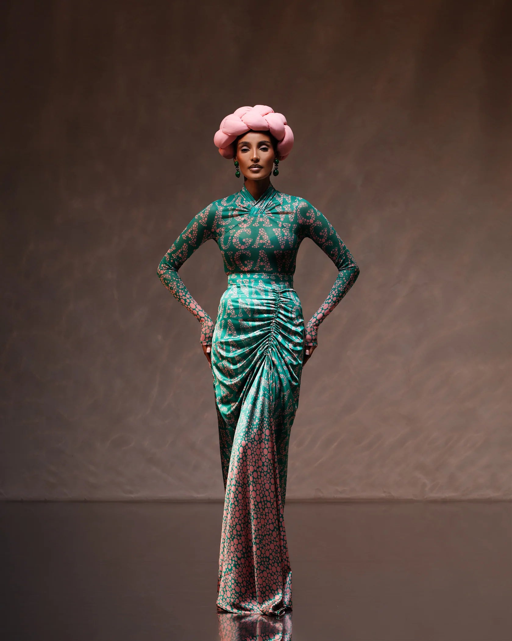 BENAYA SKIRT: Green – Nubian Hueman